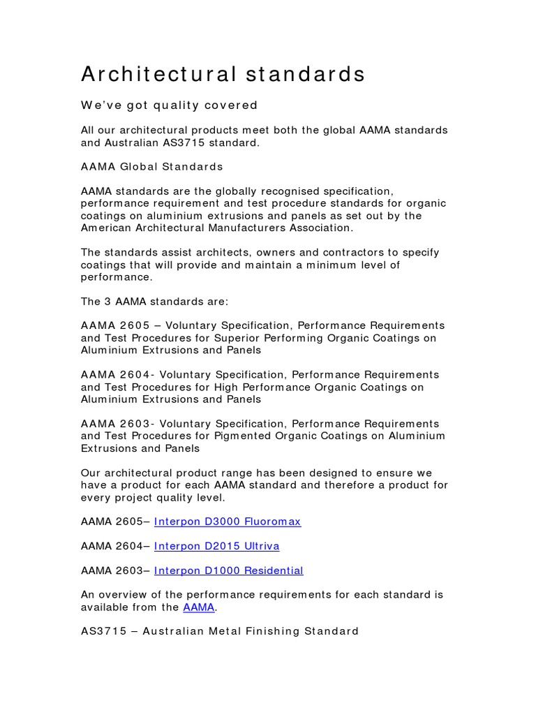 Architectural Standards: We've Got Quality Covered | PDF | Technology ...