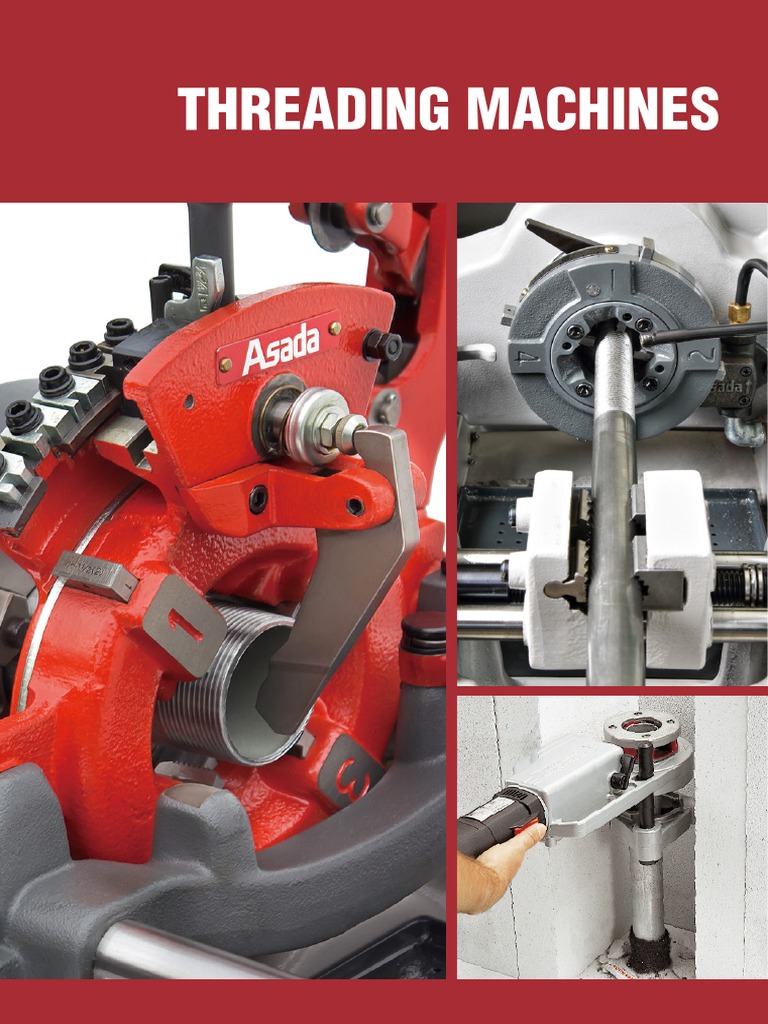 THREADING MACHINES FOR PIPES AND BOLTS | PDF | Plumbing | Screw