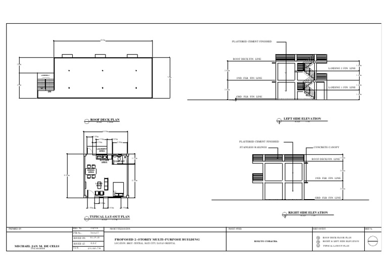 Proposed 2-Storey Residential Building-Elevation | PDF | Queensland ...