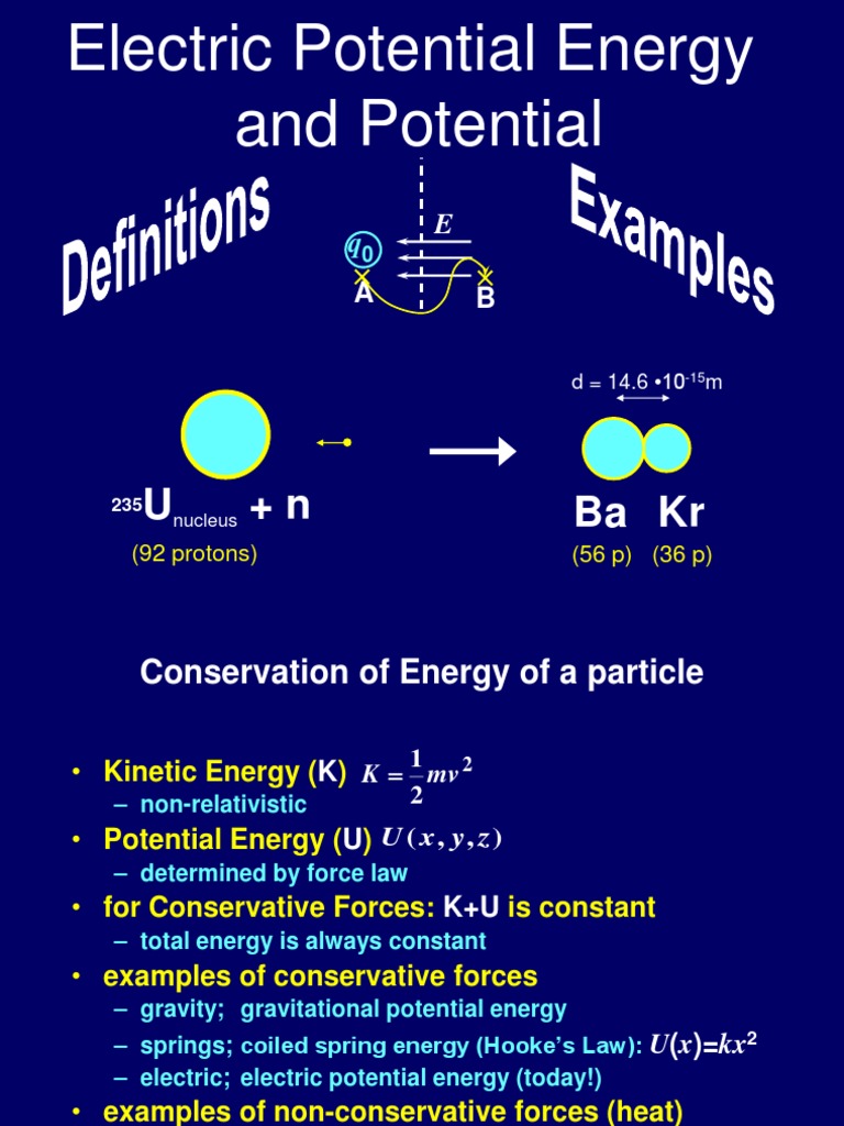 Energi Potensial Listrik | PDF | Potential Energy | Electric Field