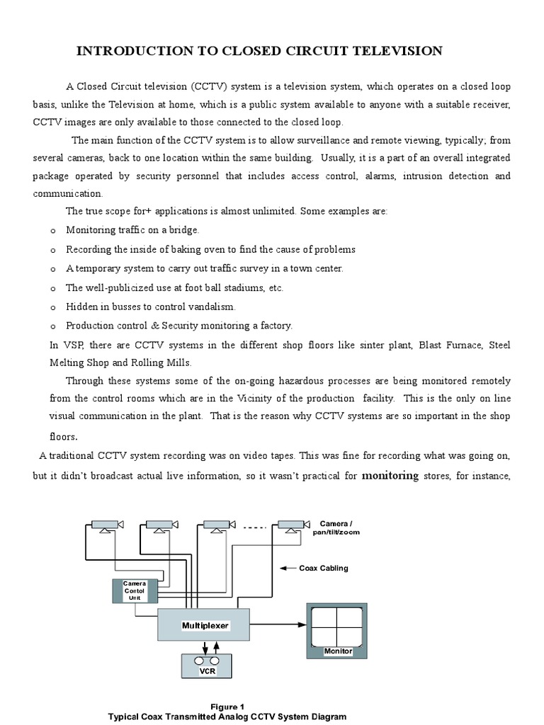 Introduction To Closed Circuit Television | PDF | Camera Lens | Zoom Lens