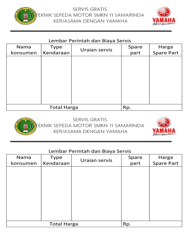 Form Servis | PDF