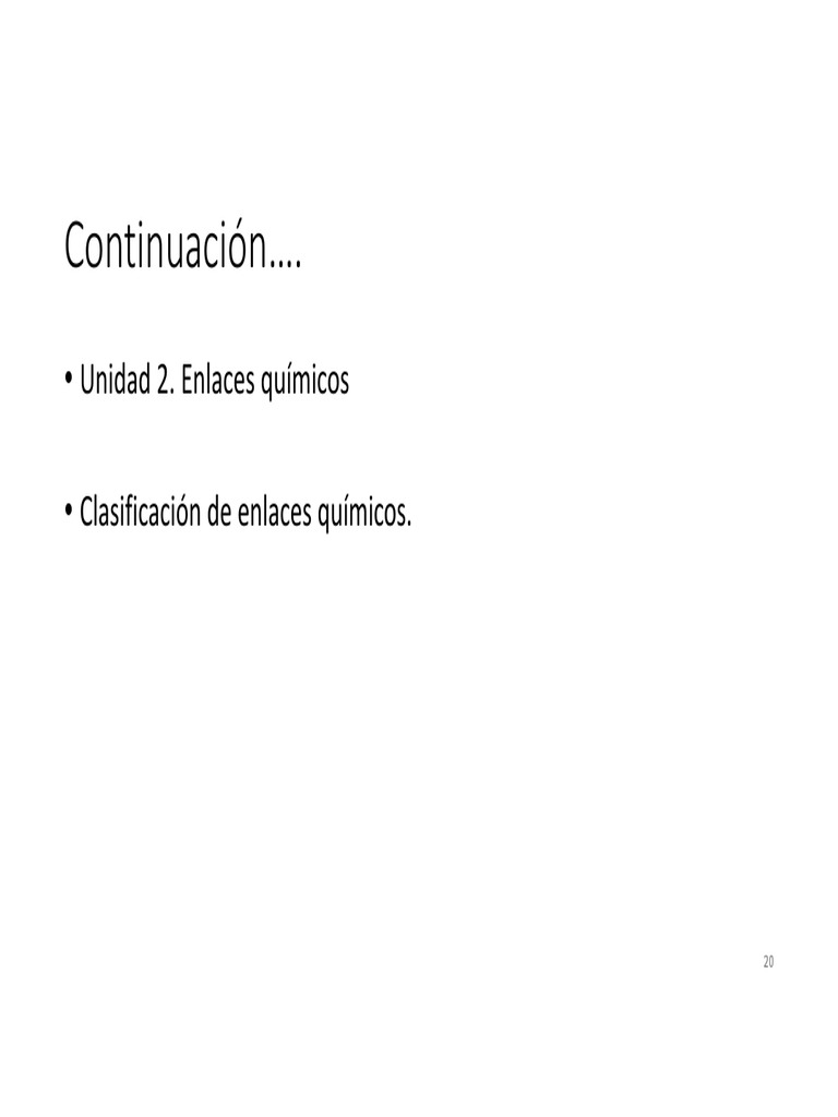 Unidad 2 Enlaces Quimicos - Clasificacion de Enlaces Quimicos | PDF | Enlace químico | Enlace ...