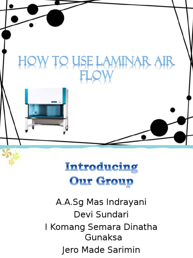 How To Use Laminar Air Flow | PDF
