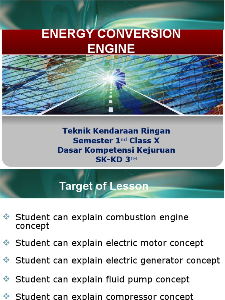 Energy Conversion Engine | PDF | Internal Combustion Engine | Combustion