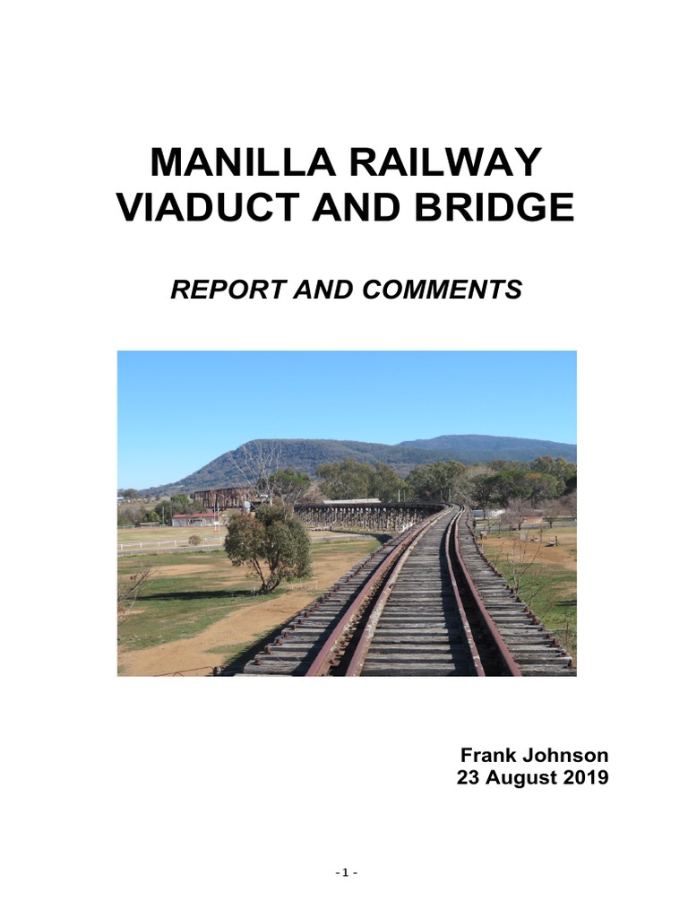 Manilla Railway Viaduct and Bridge | PDF | Bridge | Rail Transport