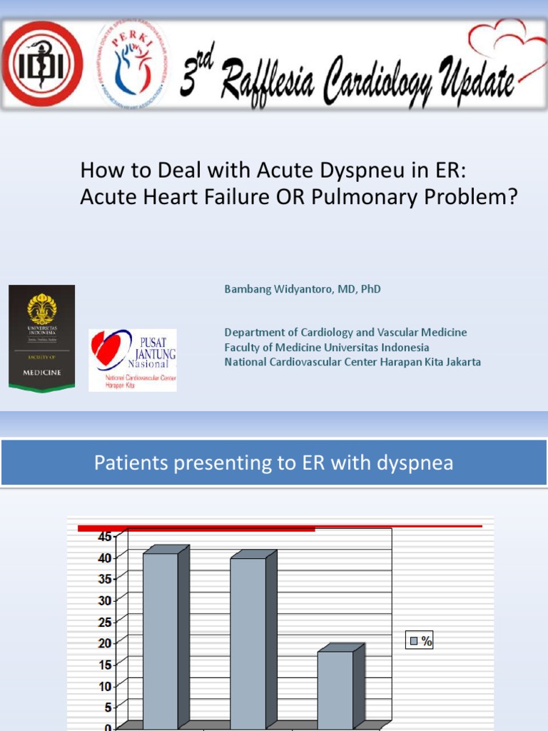 How To Deal With Acute Dyspneu in ER: Acute Heart Failure OR Pulmonary ...