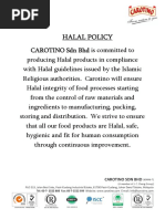 Halal Awareness Training | PDF | Food Safety | Hygiene
