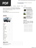 Spesifikasi Fuso FN 527 ML (6X4) 220 PS | PDF