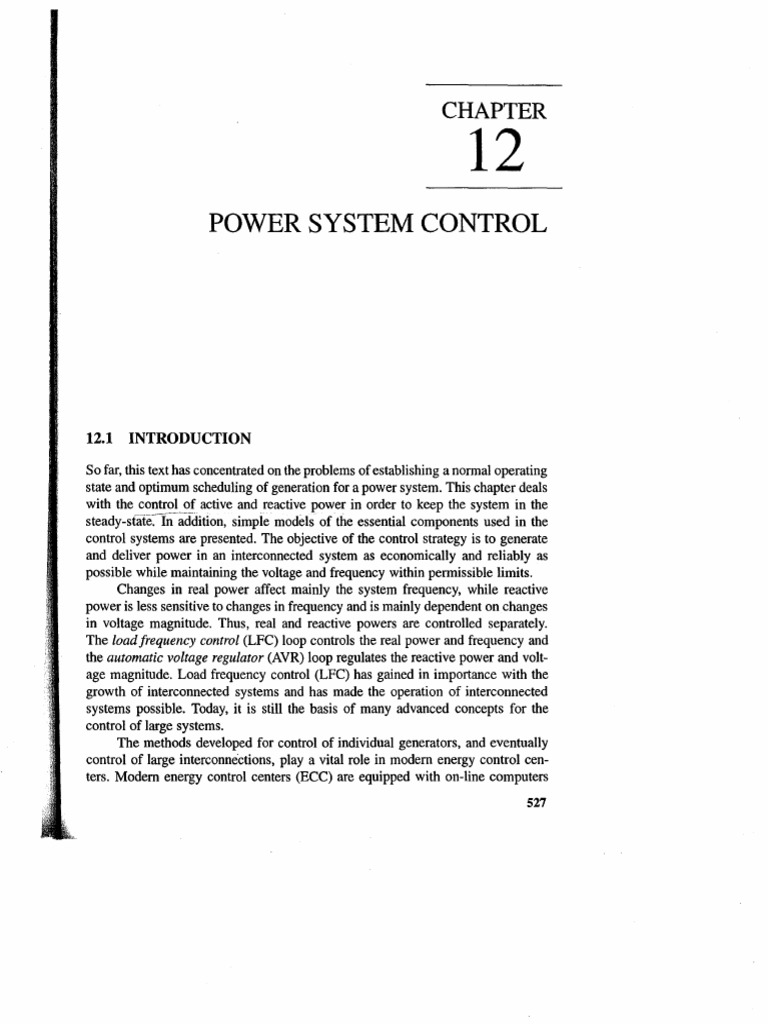 Analysis Sistem Control | PDF | Control Theory | Electric Power System
