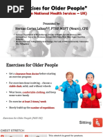 Otago Exercise Program | PDF | Diseases And Disorders | Medical Specialties