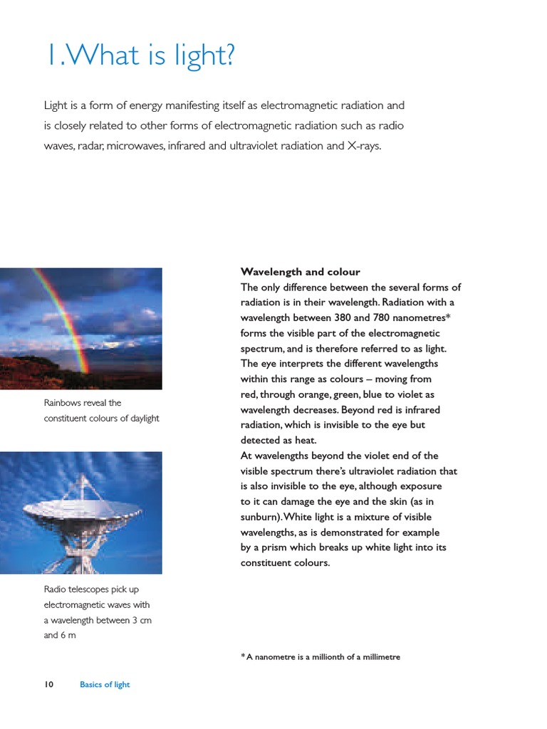 Basics of Light - Colour - Philips-2 | PDF | Reflection (Physics) | Color