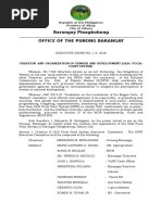 BCPC Reorganization Executive Order | PDF | Government | Childhood