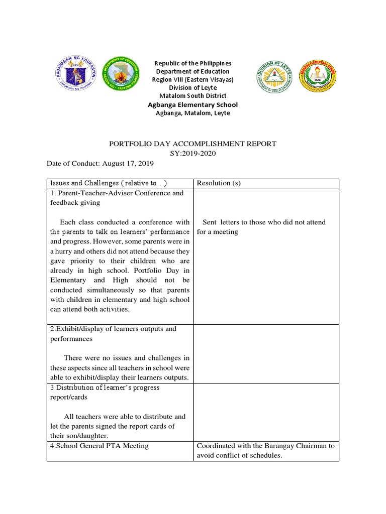 First Quarter Portfolio Day ACR | PDF