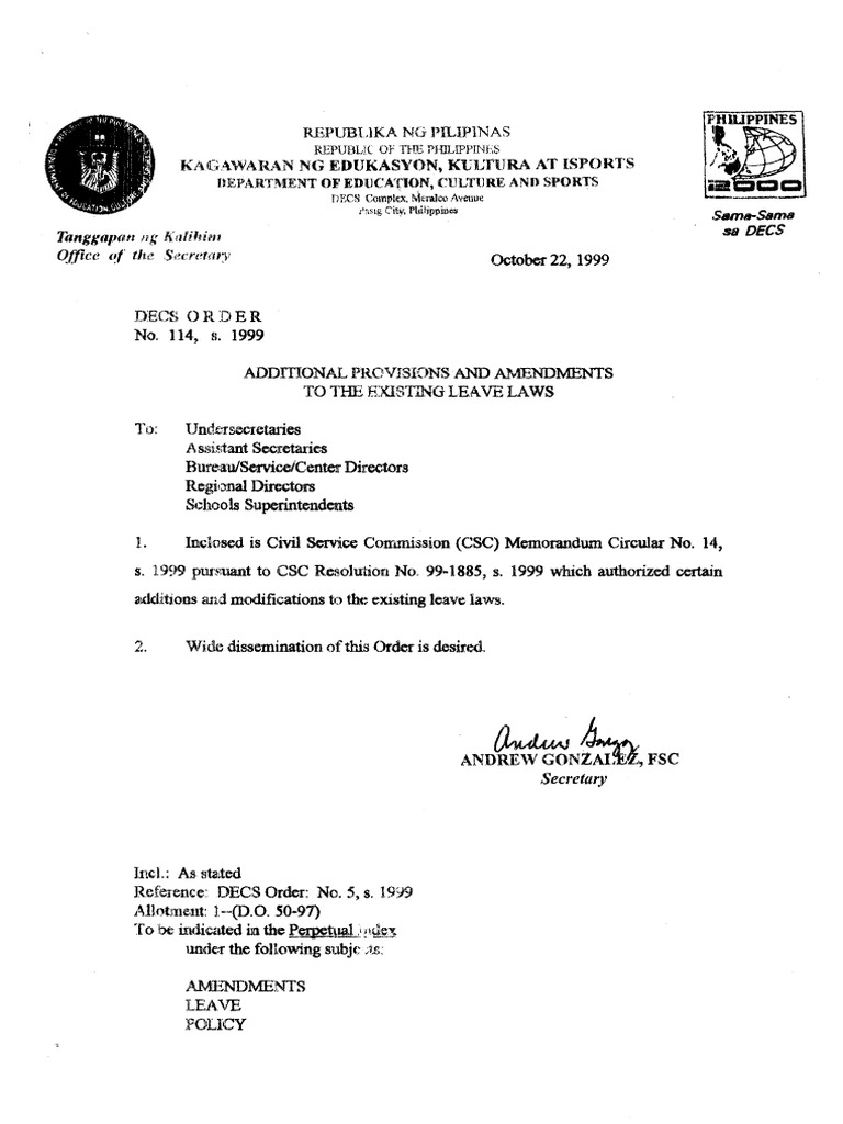 CSC MC 14 S 1999 PDF | PDF