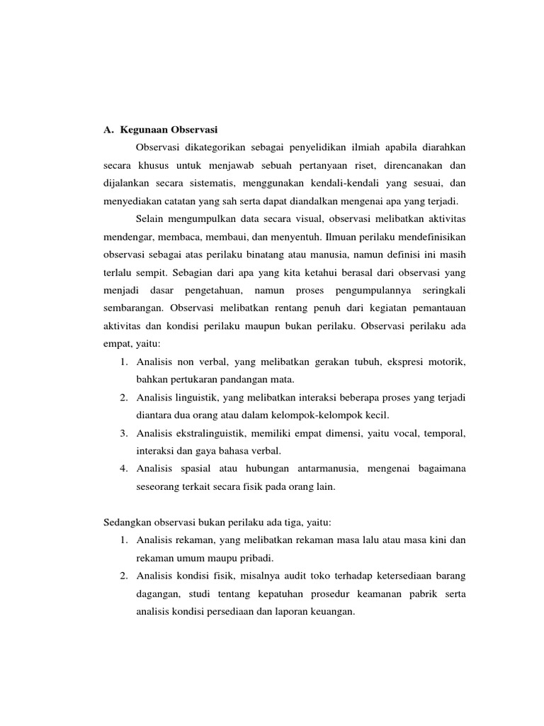 RMK Metod SAP 5 Studi Observasi | PDF