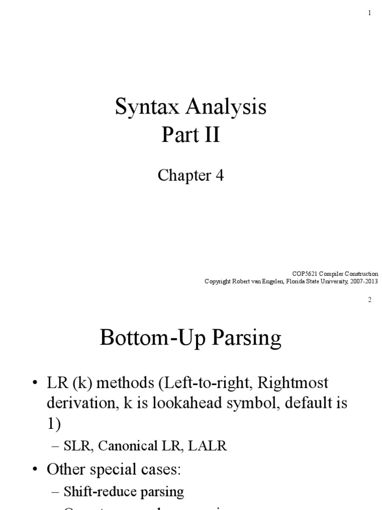 Ch4b Modified | PDF | Parsing | Syntax (Logic)