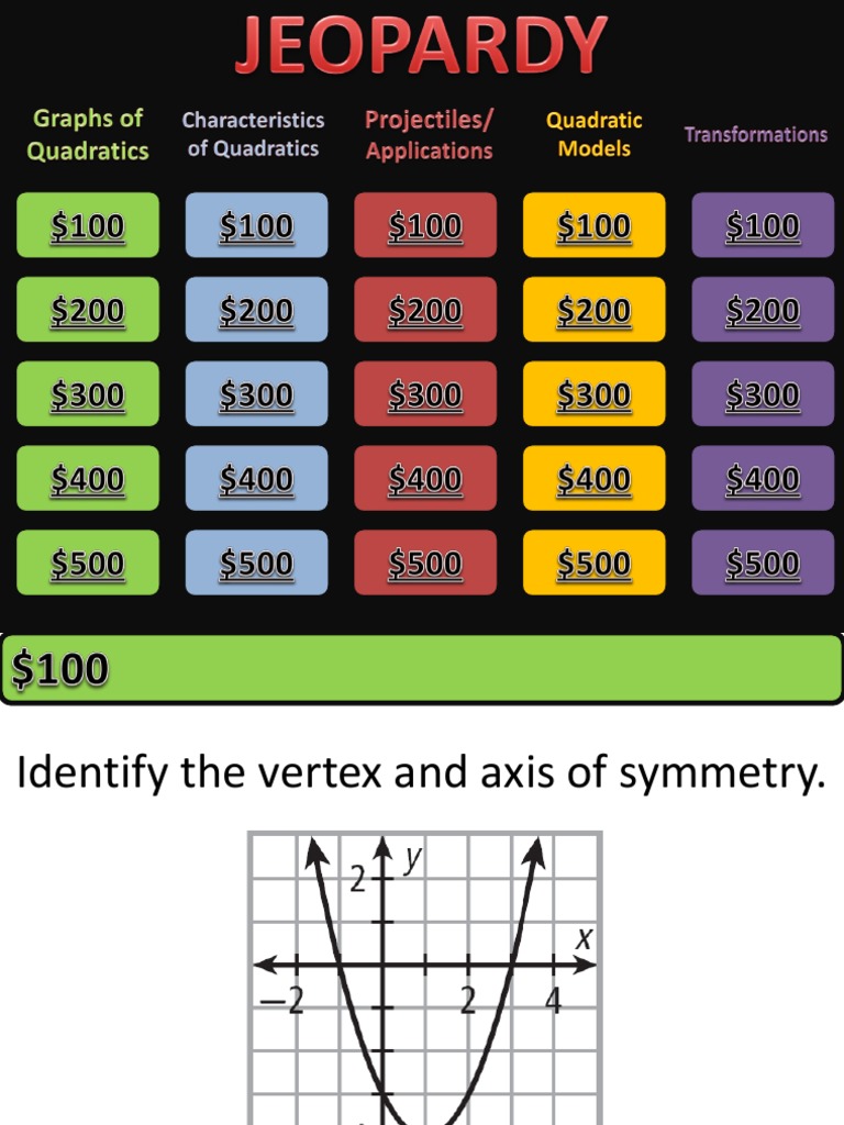 Jeopardy - Chapter 2 Review | PDF | Area | Vertex (Graph Theory)