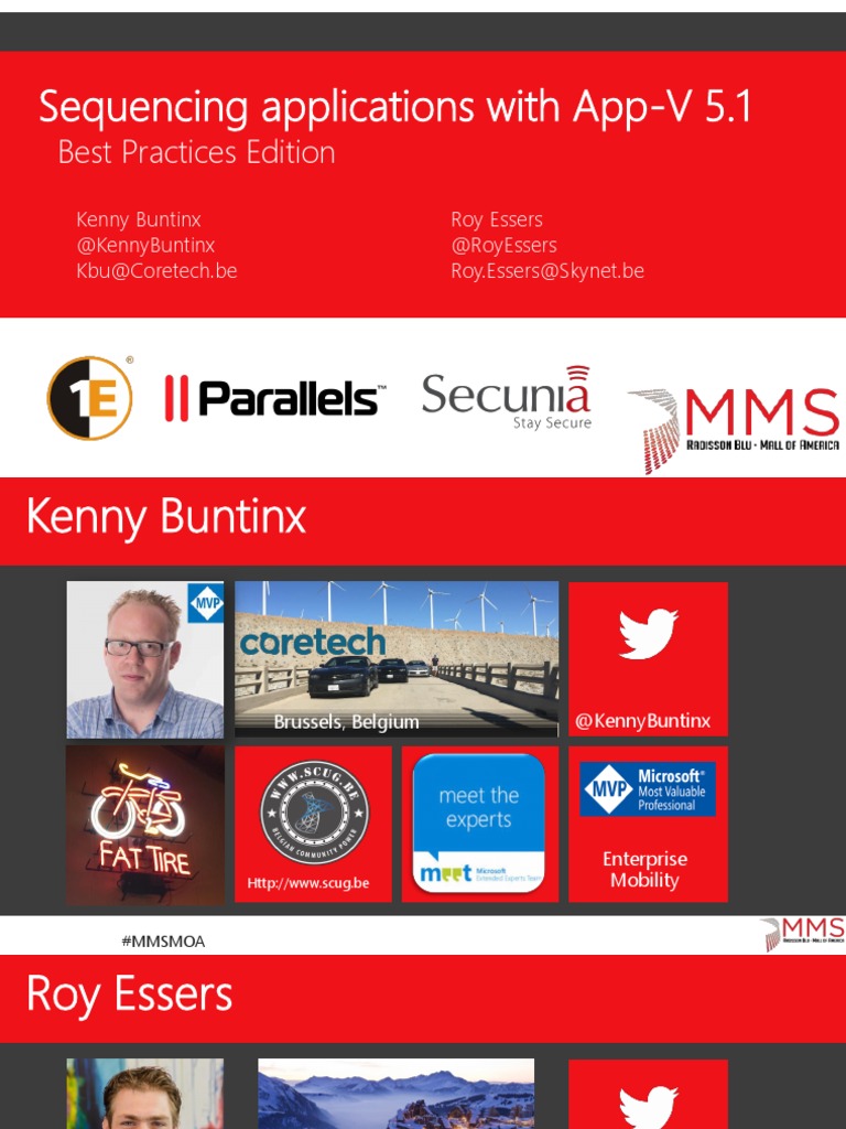 Learn How To Sequences Applications With App-V 5.1 Best Practices v2.0F ...