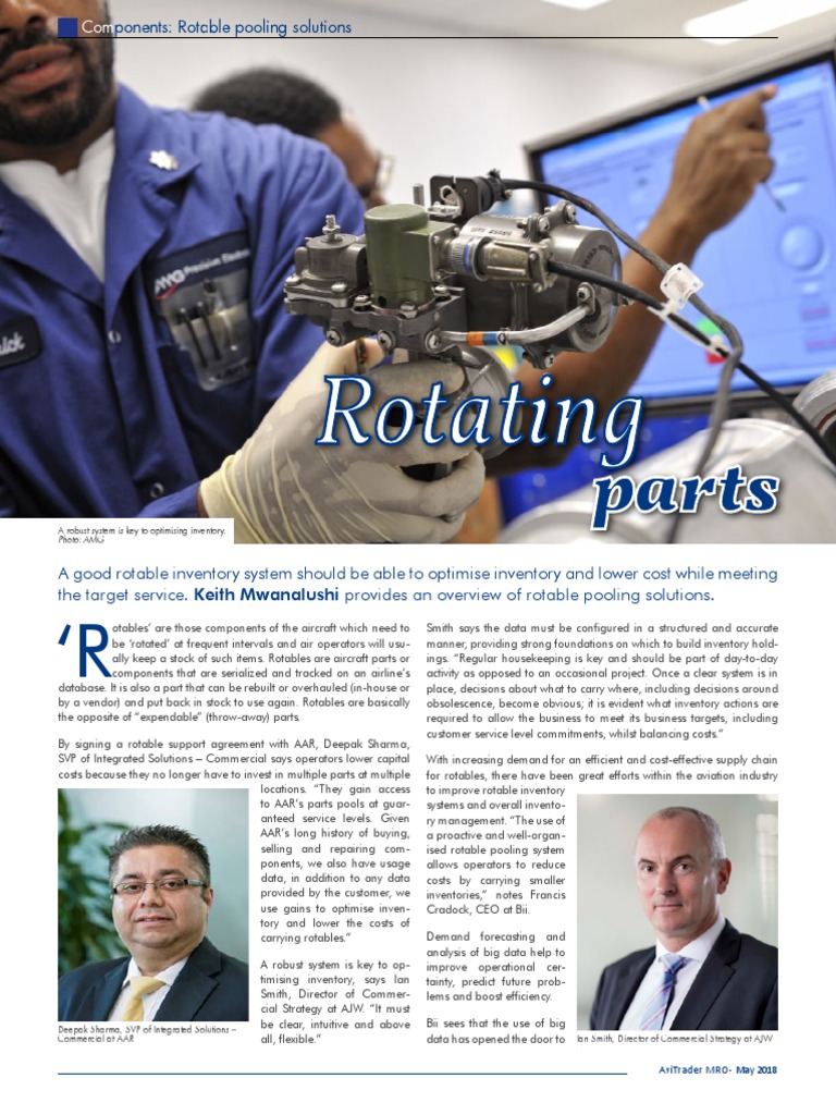 Optimising Rotable Inventory: An Overview of Rotable Pooling Solutions ...