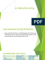 Top 25 Lean Tools | PDF | Lean Manufacturing | Performance Indicator