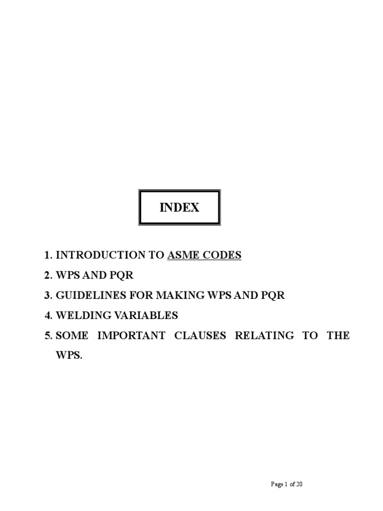 Asme Sec Ix - Short Notes | PDF | Welding | Construction