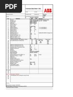 Abb Data Sheet 37 KW (Rev.01) PDF | PDF | Technology & Engineering