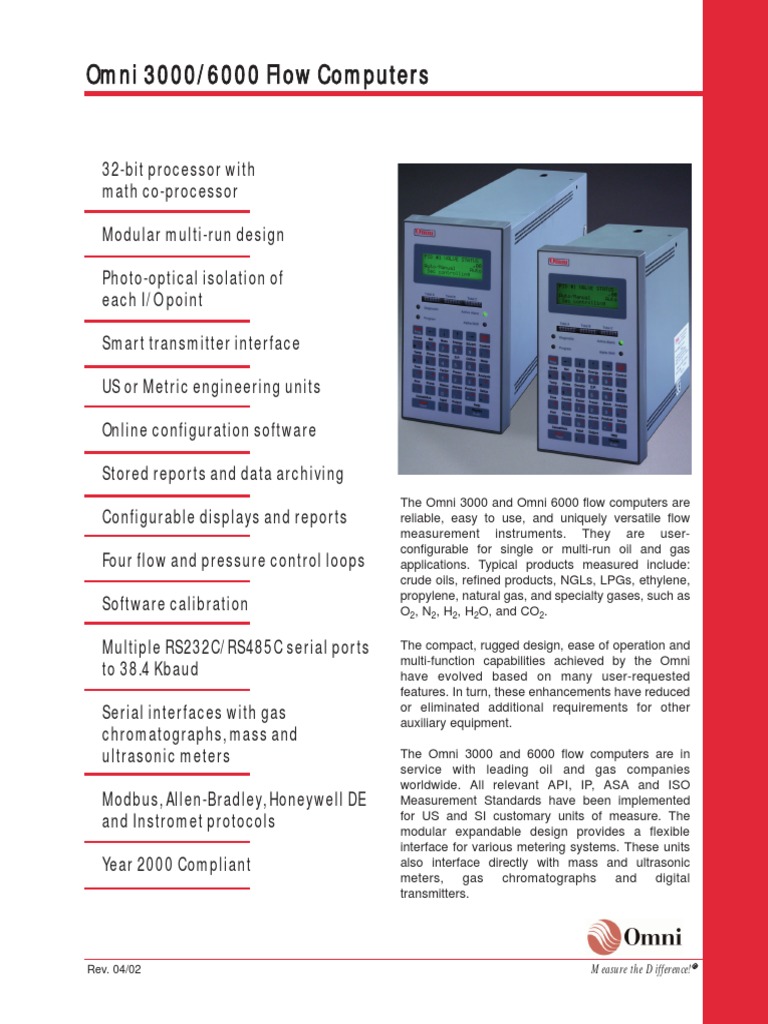 Omni Flow Computer 3000-6000 PDF | PDF | Random Access Memory ...