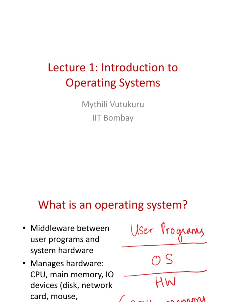 Operating Systems | PDF | Process (Computing) | Operating System