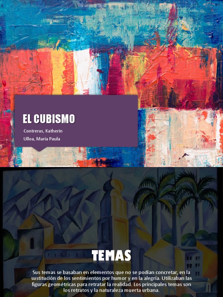 El Cubismo | PDF | Cubismo | Pablo Picasso