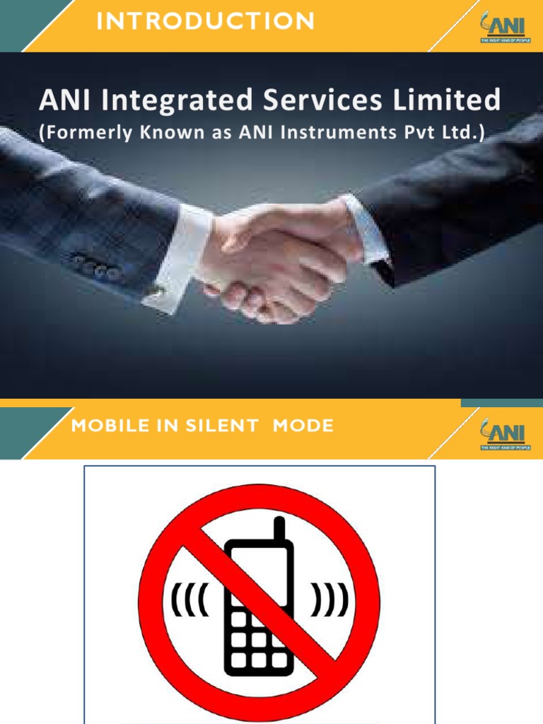 ANI Integrated Services Limited: (Formerly Known As ANI Instruments PVT ...
