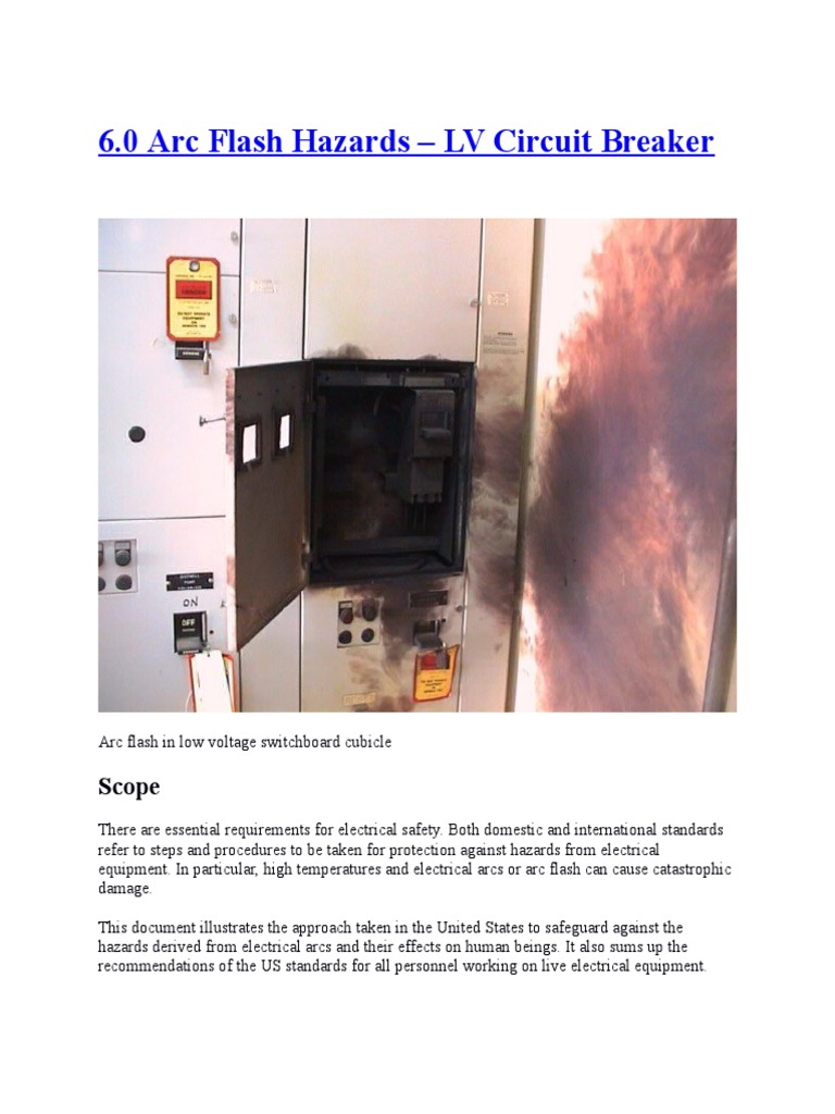Arc Flash Hazards | PDF | Electric Arc | Electrical Engineering