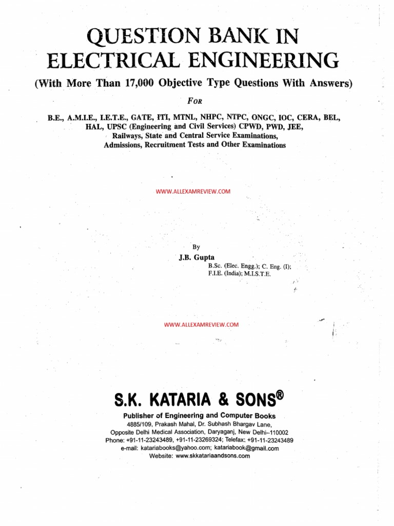 JB Gupta Book | PDF