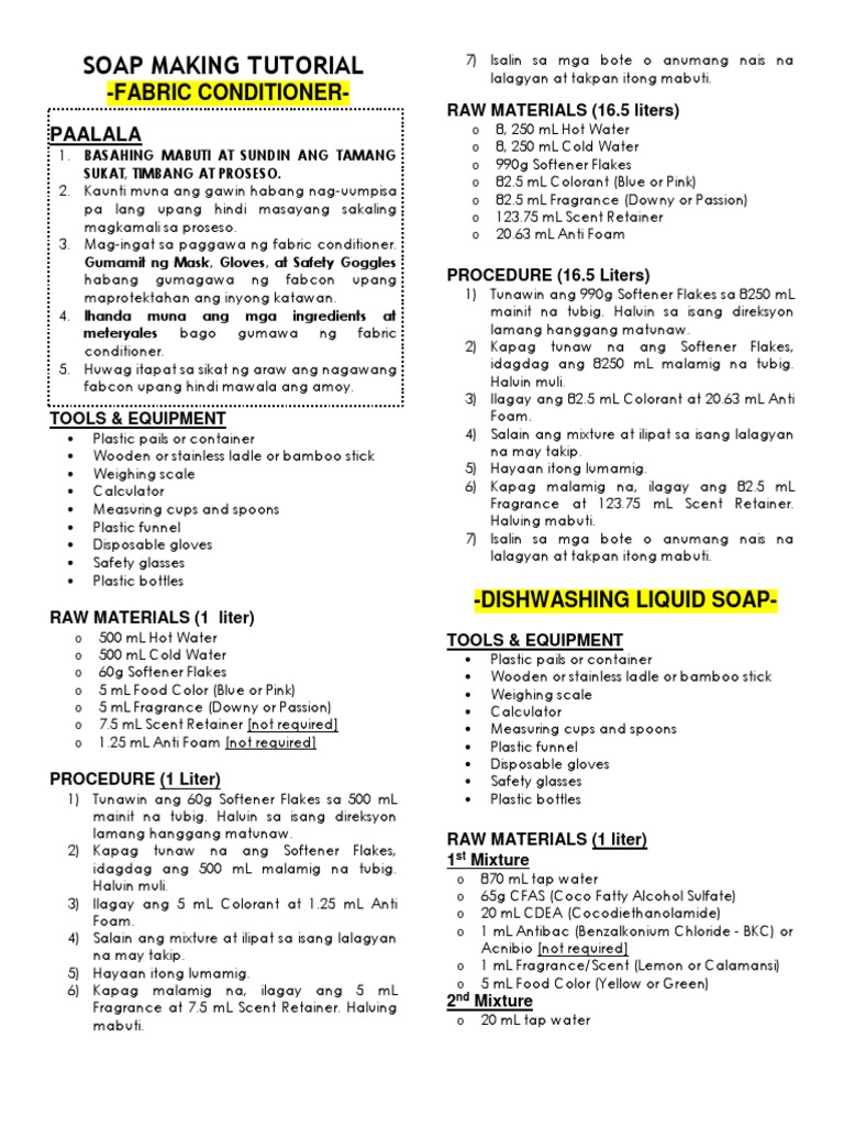 Basic Soap Making | PDF