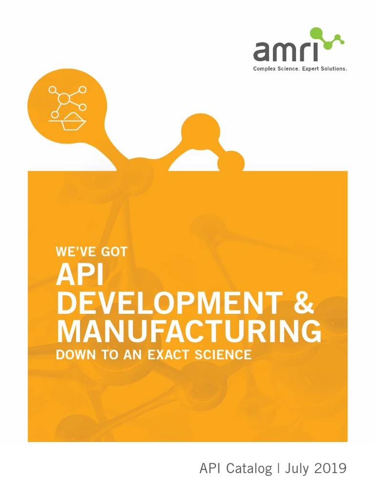 AMRI API ProductCatalog Web | PDF | Chemical Compounds | Functional Group