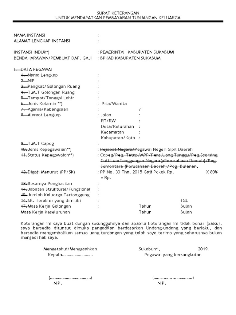 Format Skumptk Dan SPMT - 2019 | PDF