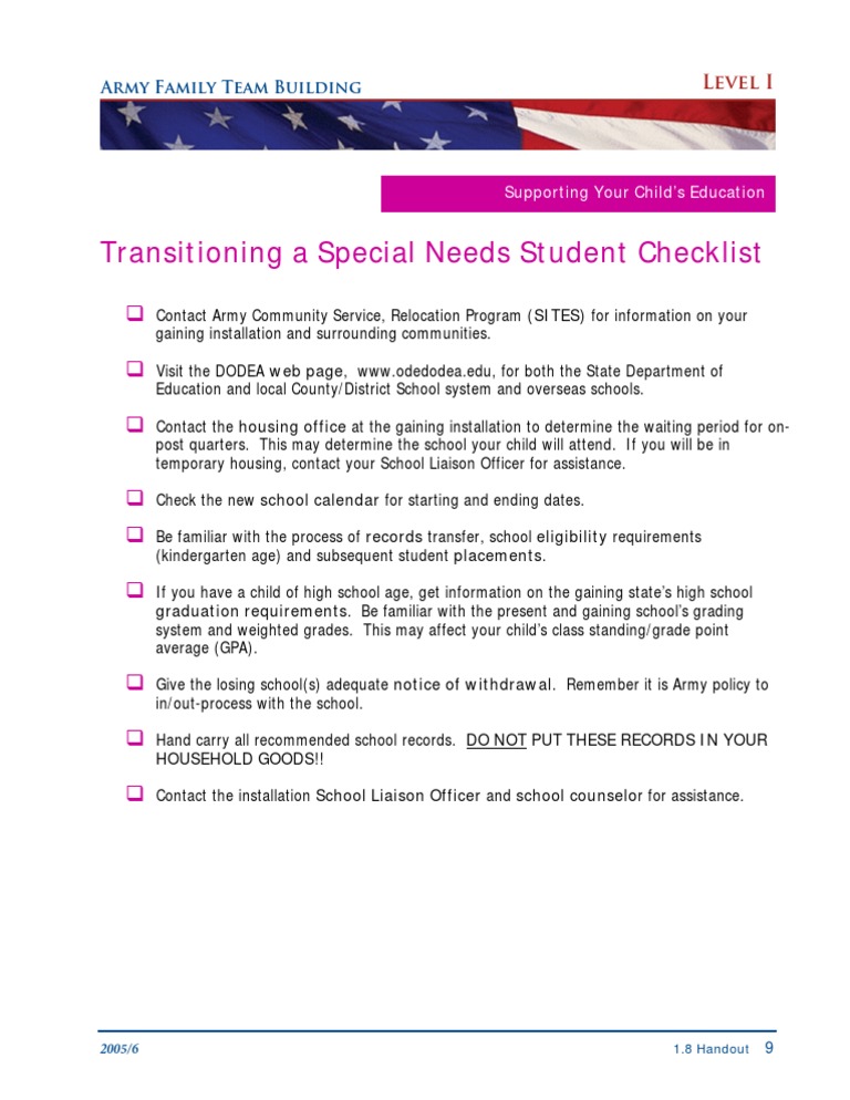 Supporting Your Childs Education Handout 9 | PDF | Wellness