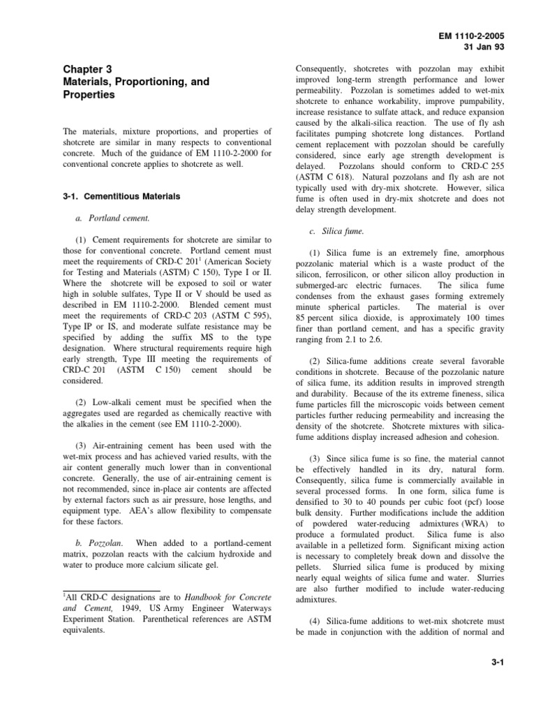 C3 Materials PDF | PDF | Concrete | Silicon Dioxide