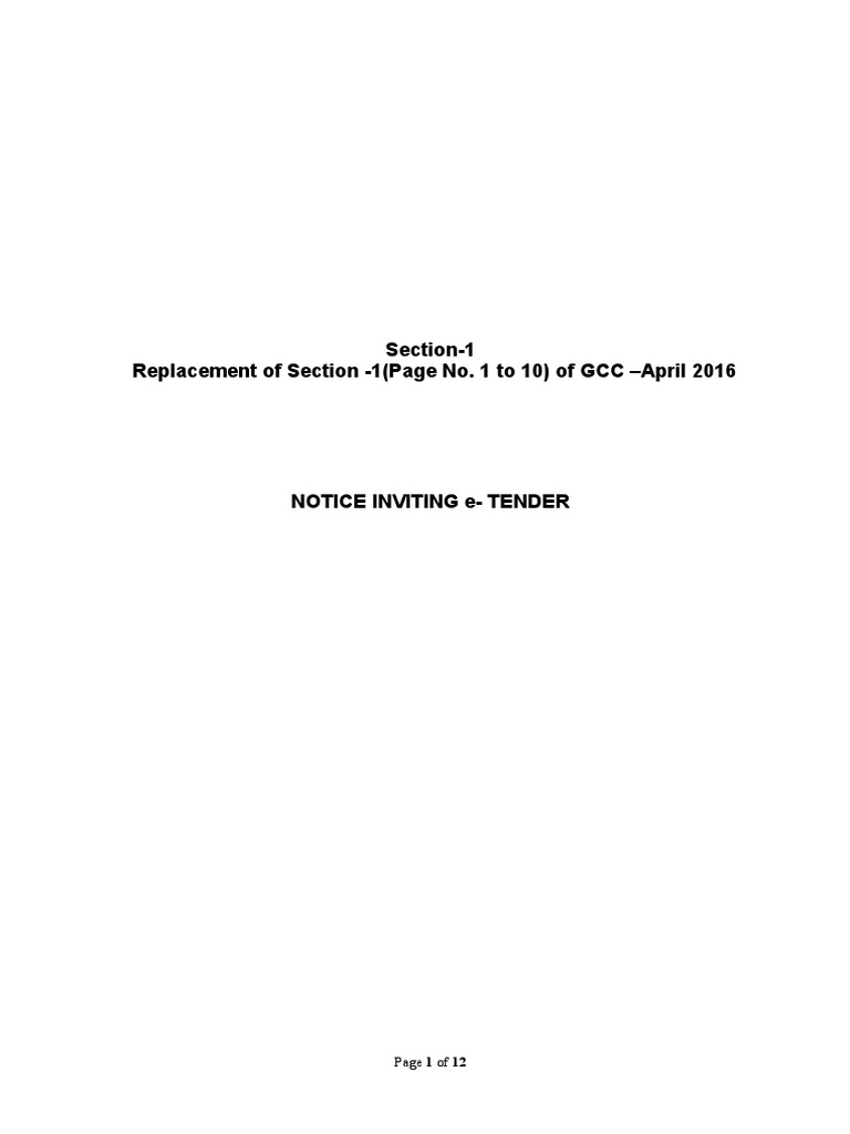 NBCC Tender | PDF | Cheque | Notary Public