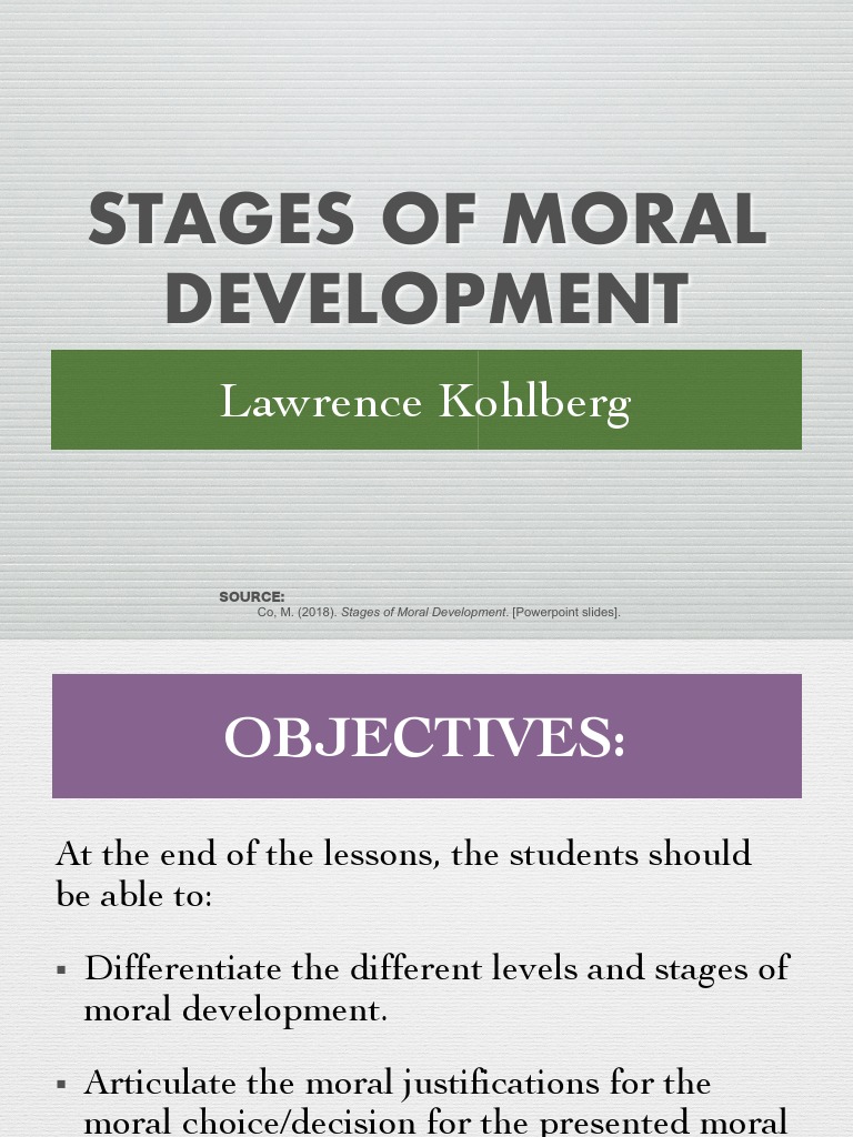 Stages of Moral Development | PDF | Applied Ethics | Stereotypes