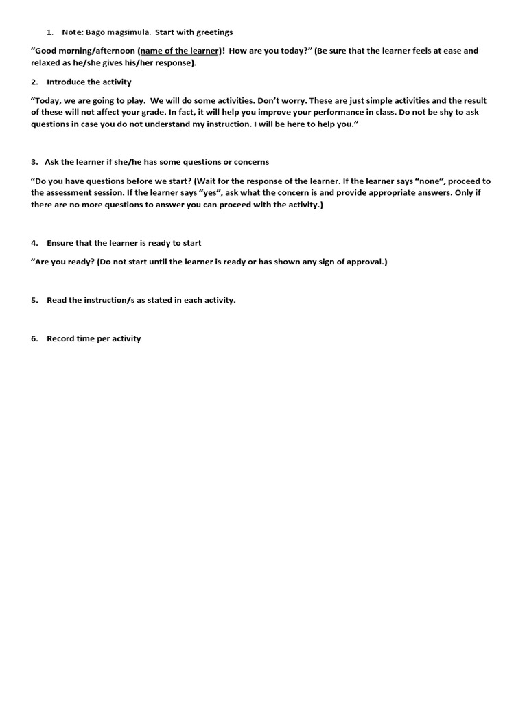 Mfat Checklist Complete | PDF