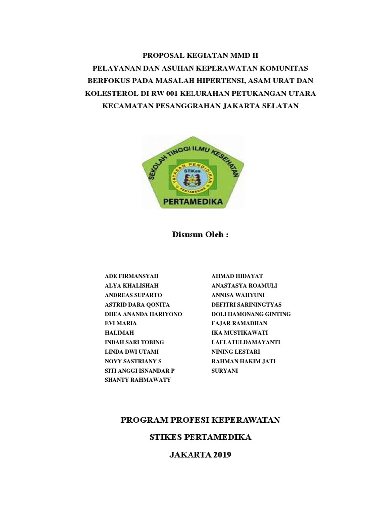 Asuhan Keperawatan Hipertensi di Petukangan Utara | PDF | Pengembangan Diri