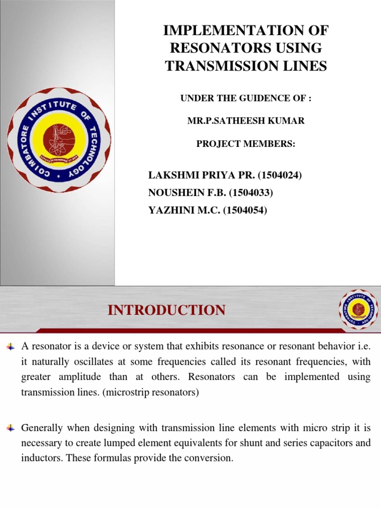 Final | PDF | Transmission Line | Telecommunications Engineering