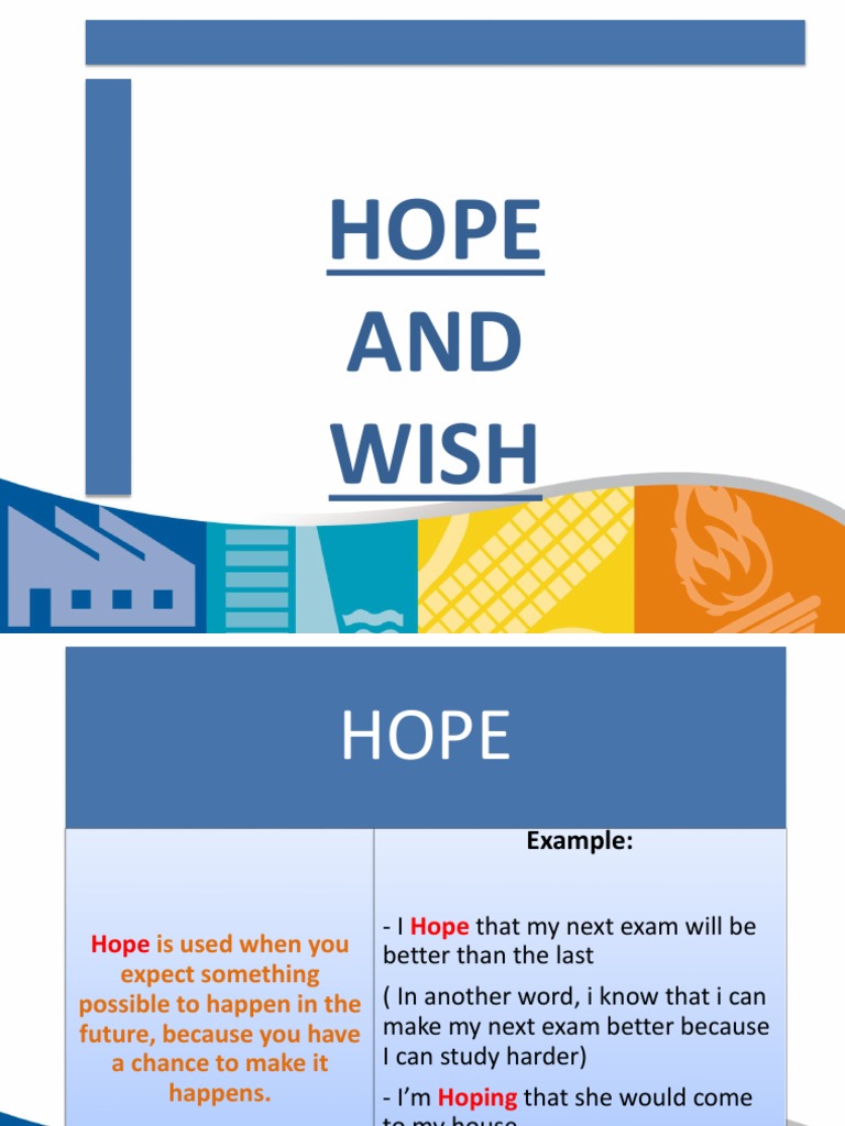 Hope and Dream | PDF | Hope