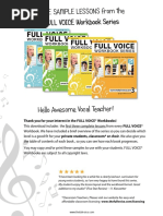 The Vocal Lesson Plan | PDF | Singing | Larynx