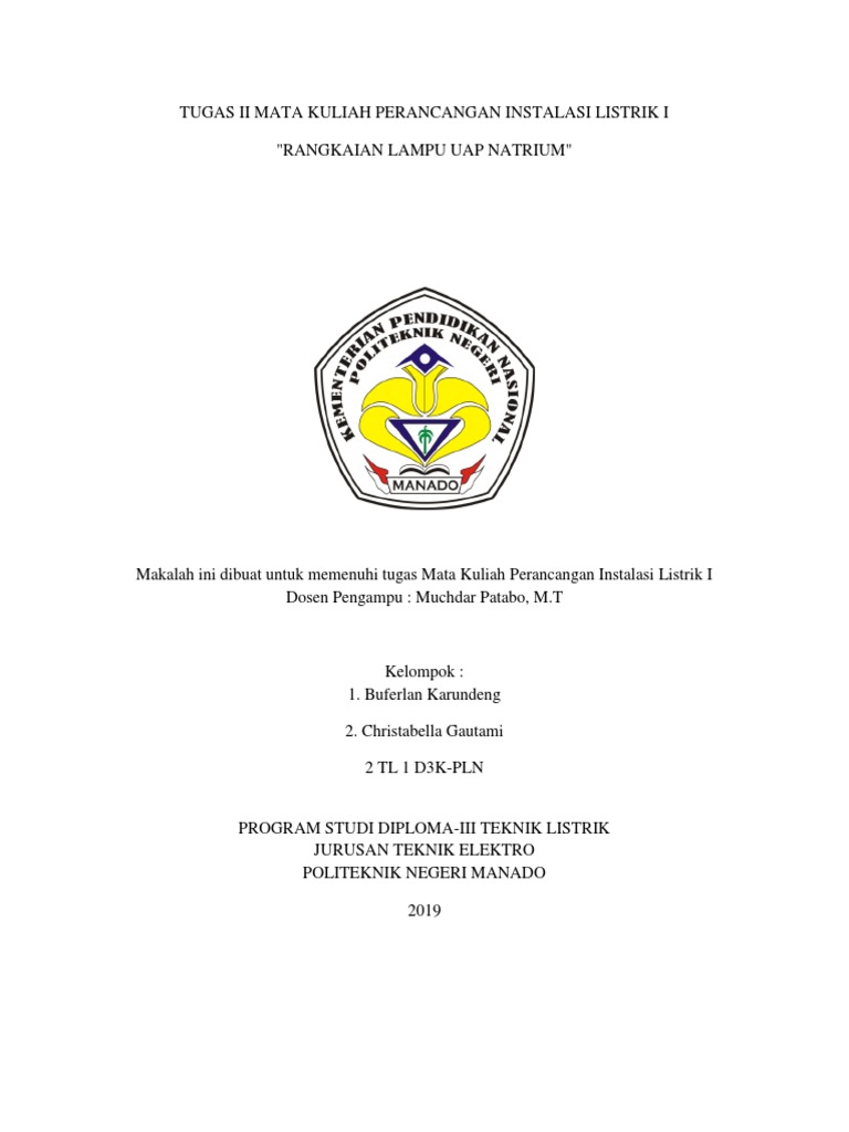 Lampu Uap Natrium Terbaru | PDF