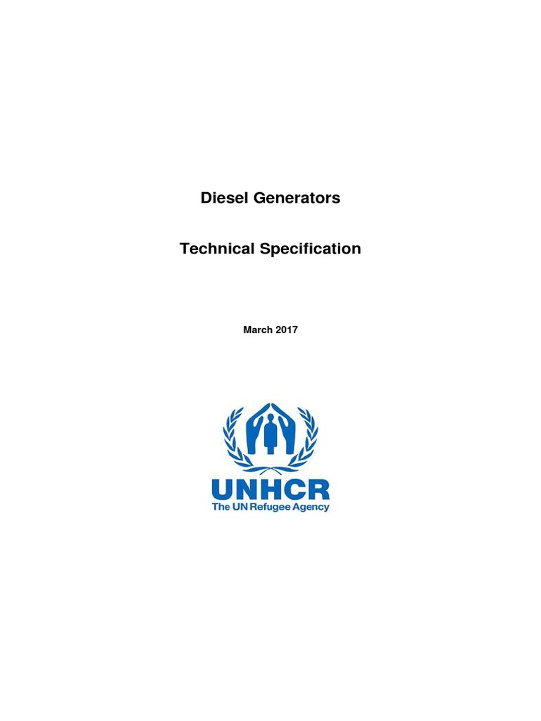 Annex A Diesel Generators TOR | PDF | Internal Combustion Engine ...