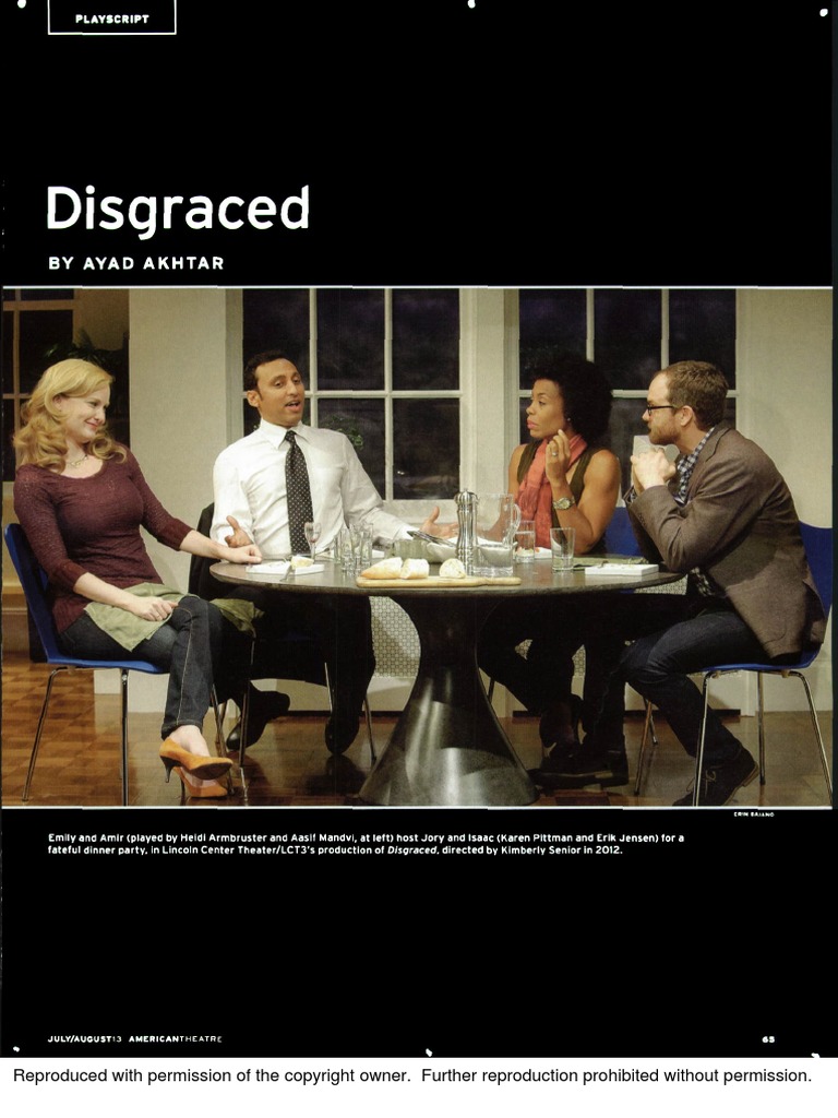 Akhtar Disgraced PDF | PDF