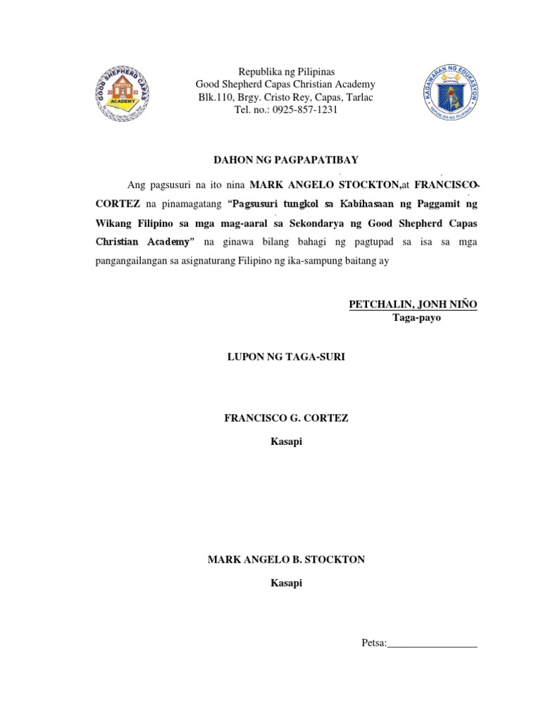 1 Grade-10 Thesis | PDF