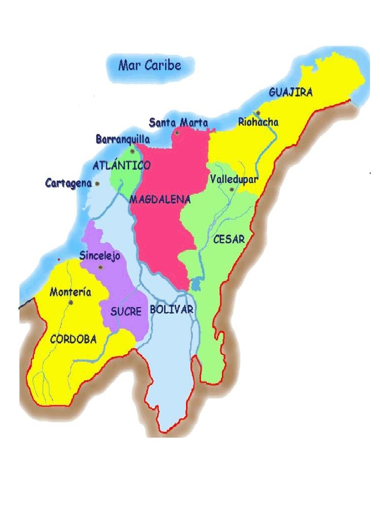 Mapa Caribe | PDF
